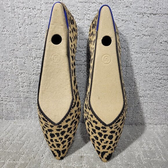 Rothy's | Shoes | Rothys The Point Leopard Prints Pointed Toe Slip On ...